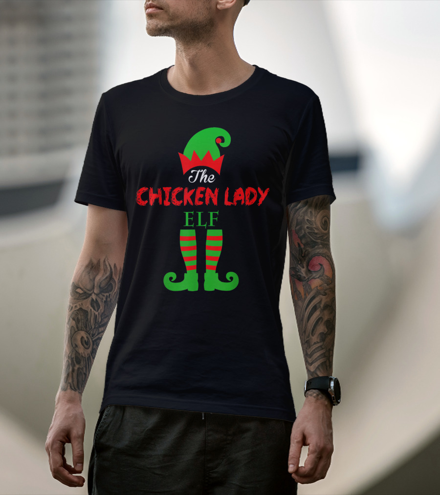The Chicken Lady Elf T-Shirt