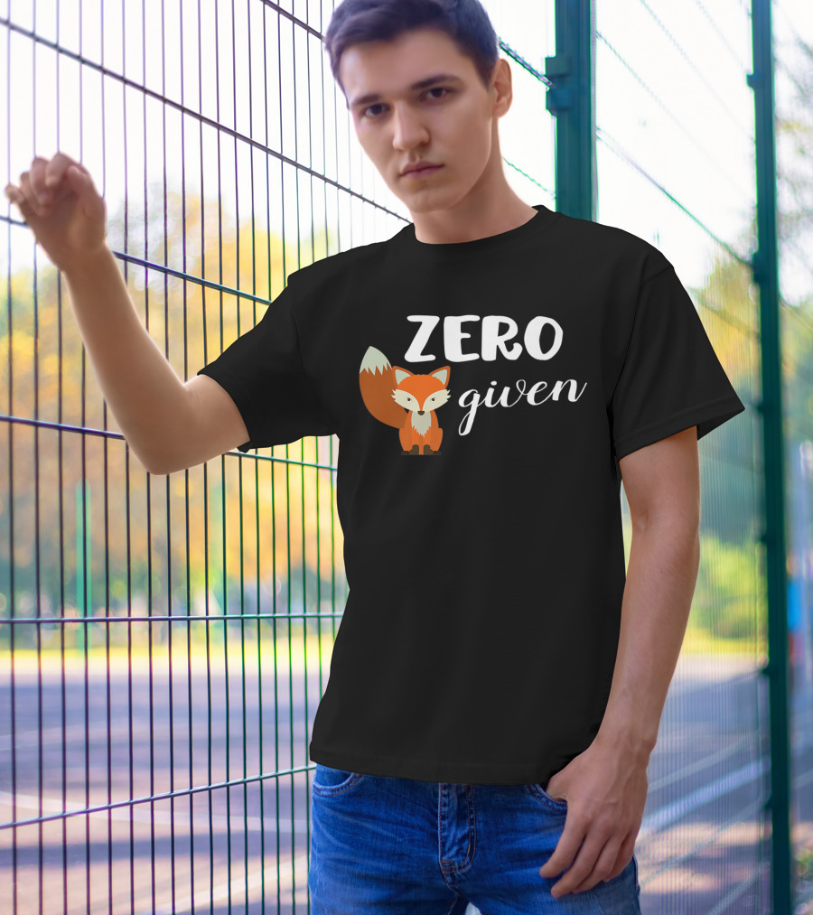 Zero Fox Given Cute Animal Lover T-Shirt
