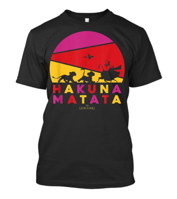 Hakuna Matata Disney Lion King Sunset T-Shirt