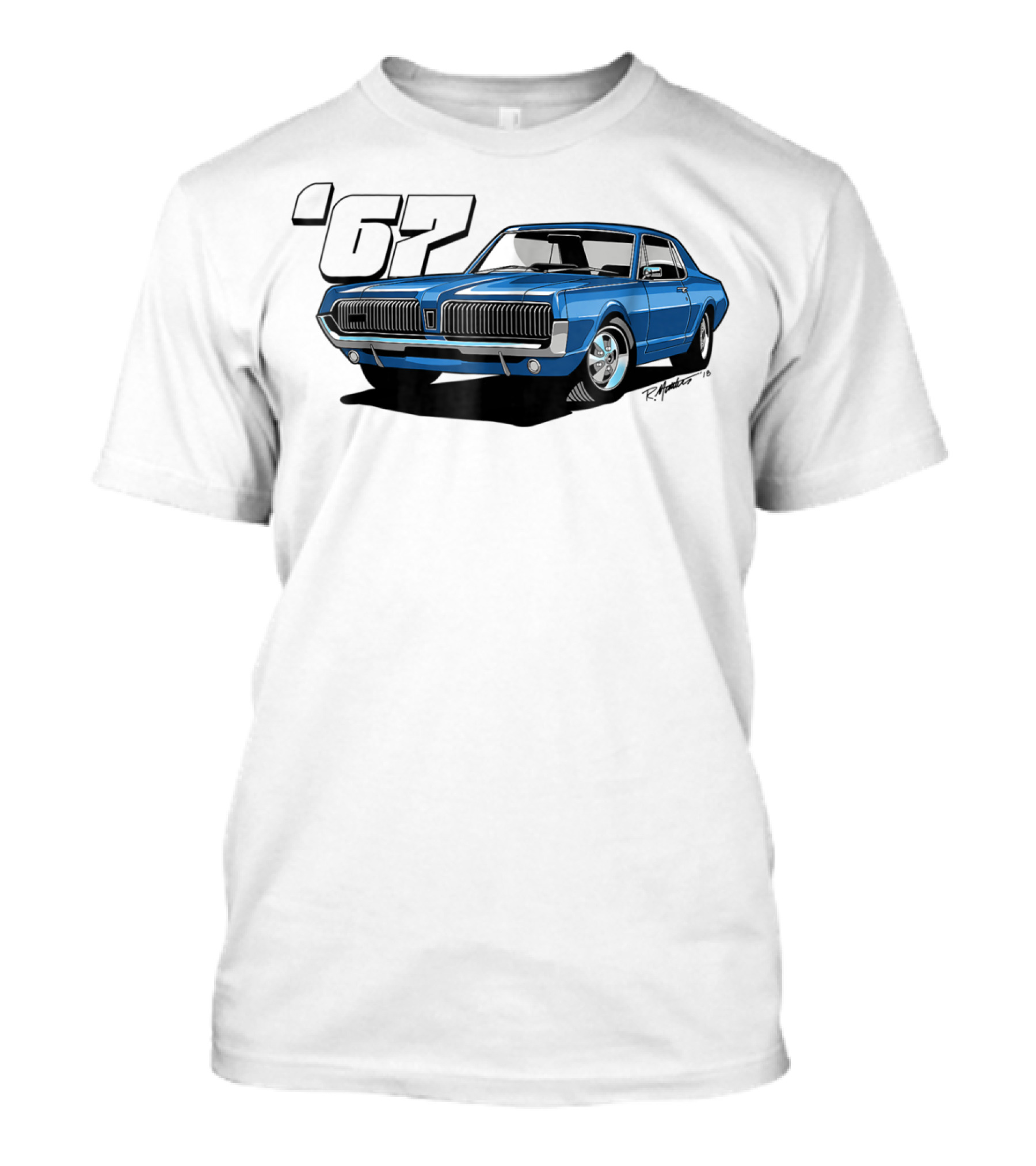 '67 Classic Blue 1967 Mercury Cougar T-Shirt