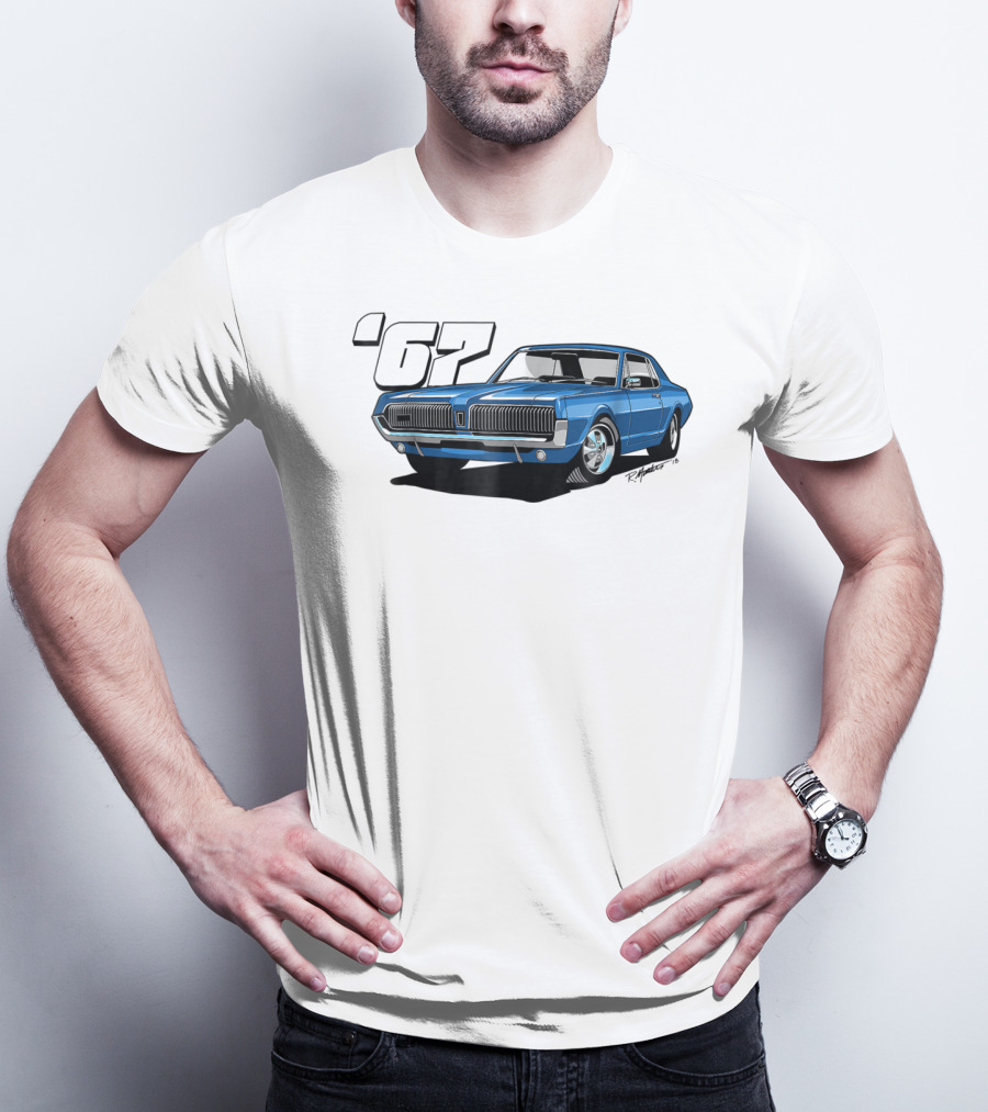 '67 Classic Blue 1967 Mercury Cougar T-Shirt