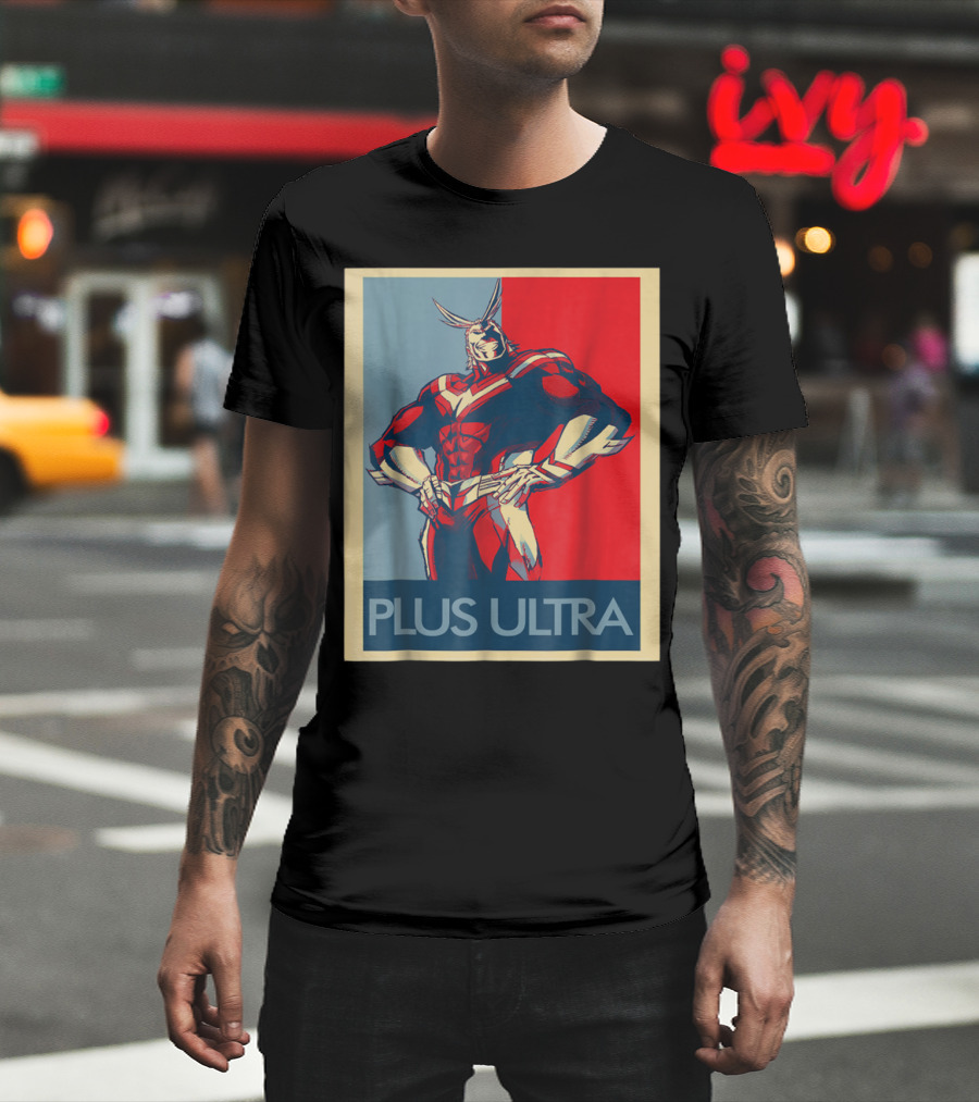 All Might Plus Ultra Vintage Heroic T-Shirt