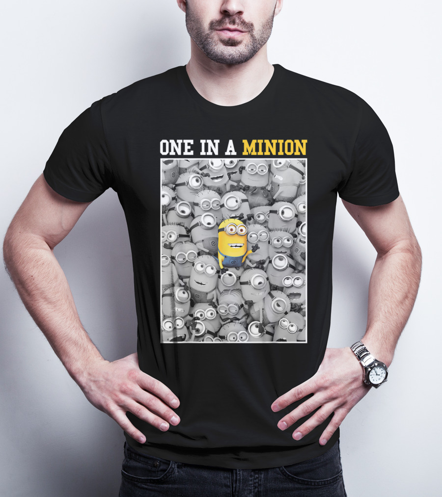 One In A Minion Despicable Me Color Pop Minions T-Shirt