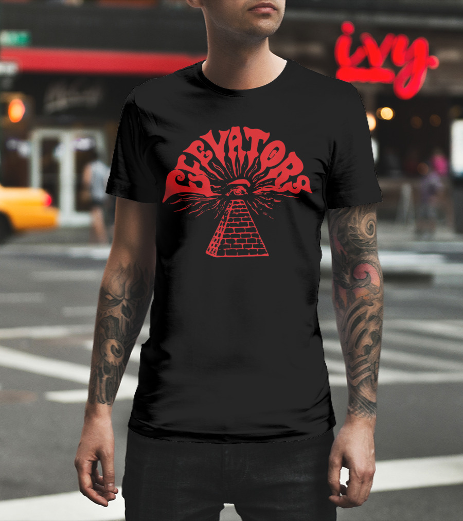Elevators Pyramid All Seeing Eye Psychedelic T-Shirt