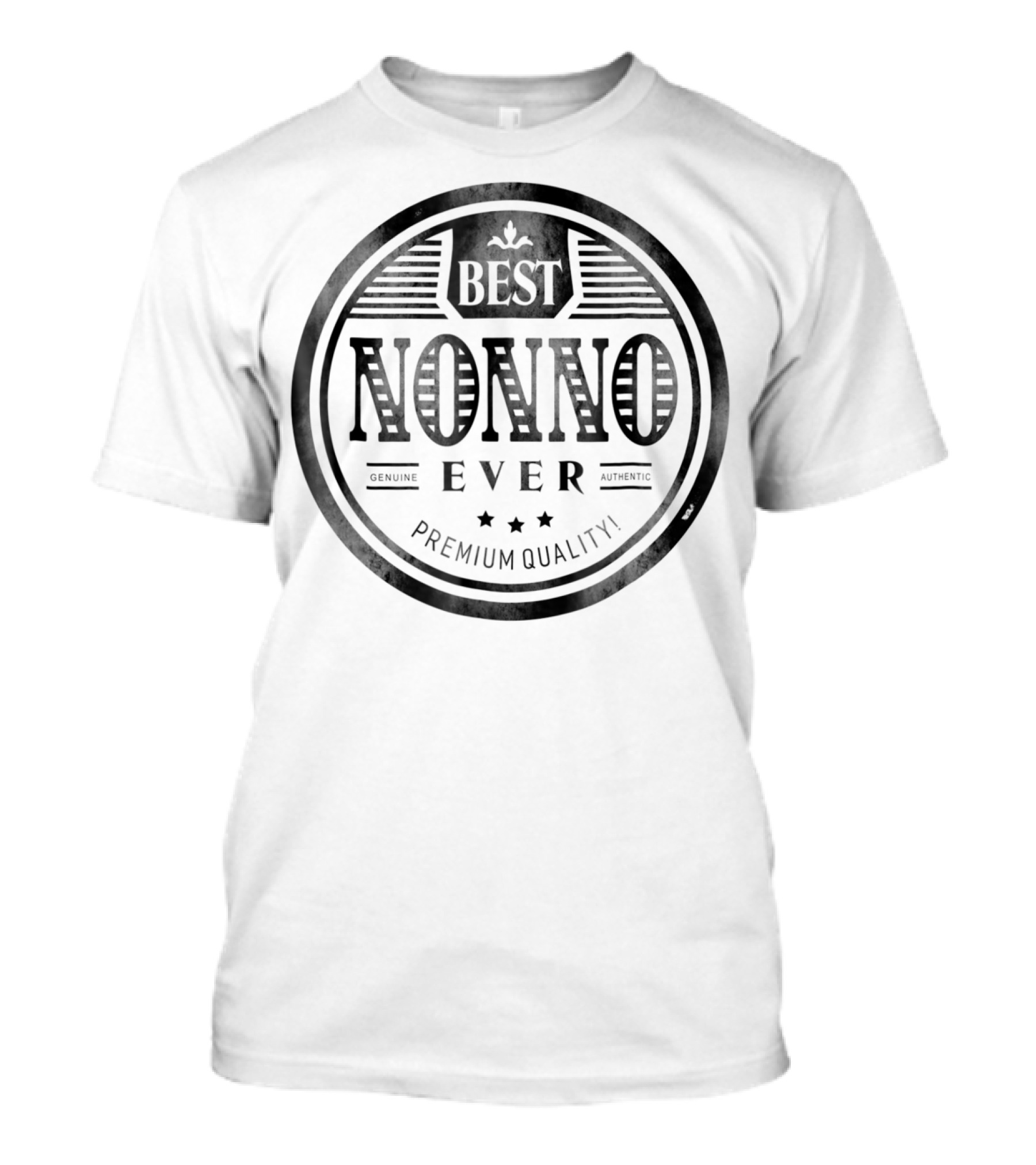Family Father's Day Best Nonno Ever Grandfather Premium Quality T-Shirt