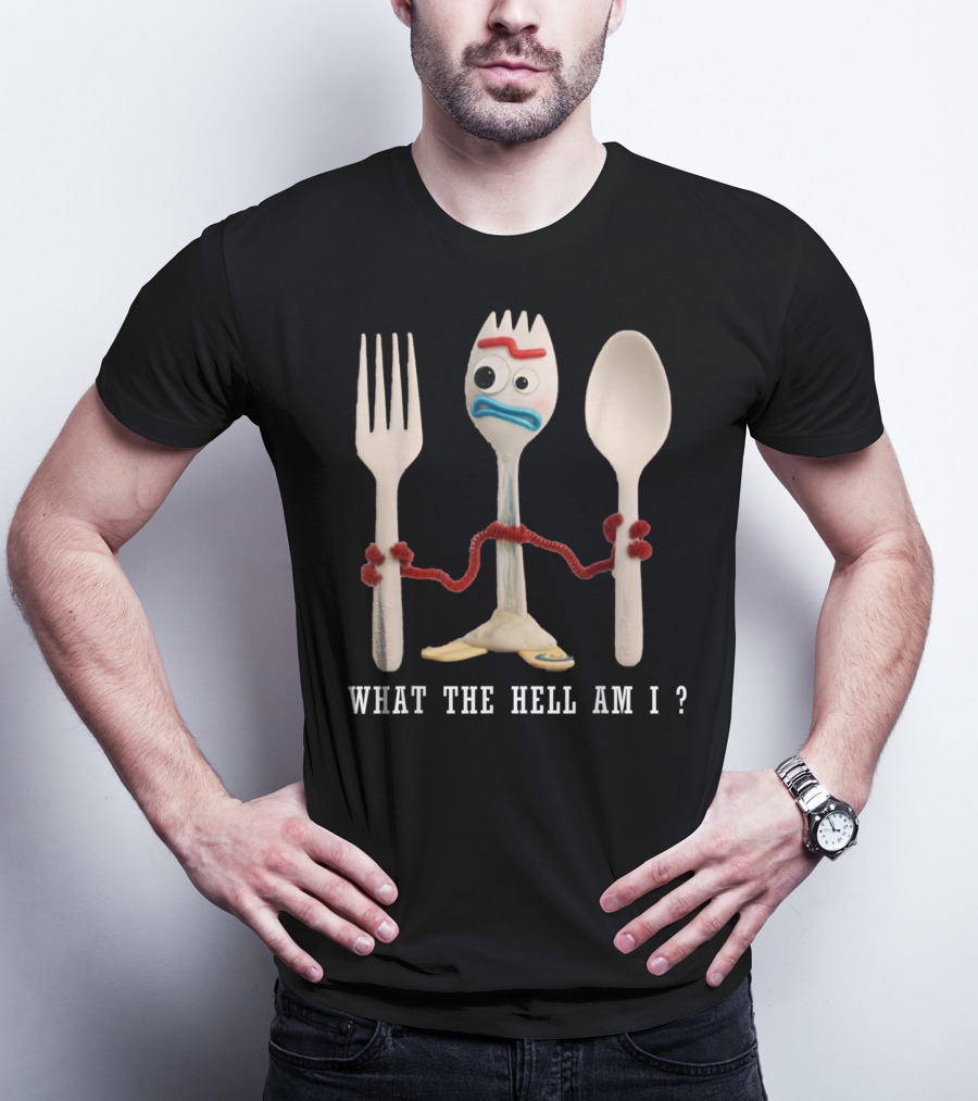 Forky What The Hell Am I Toy Story Character T-Shirt