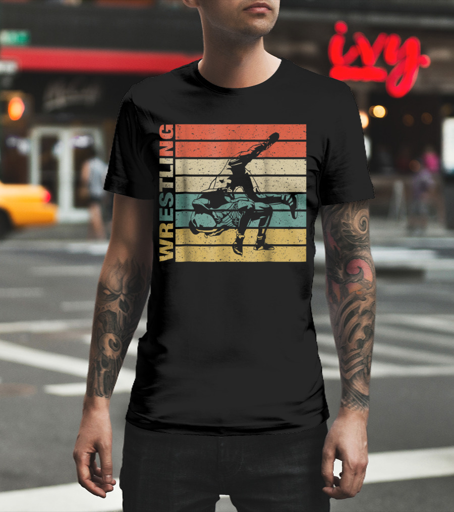 Cool Classic Wrestling Retro Birthday T-Shirt