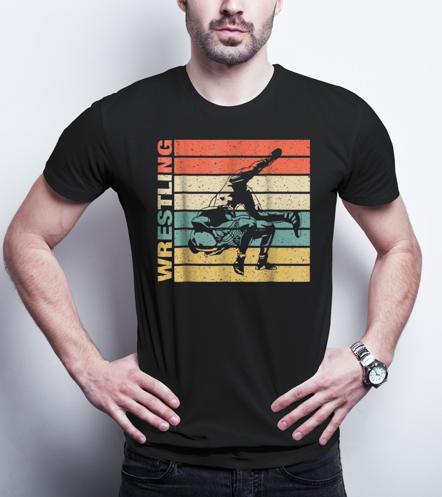 Cool Classic Wrestling Retro Birthday T-Shirt