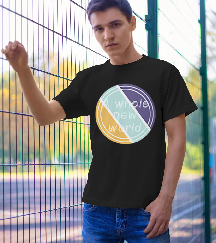 A Whole New World Circular Pastel T-Shirt