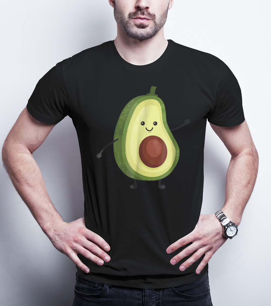 Smiling Avocado Best For Vegans Diet T-Shirt