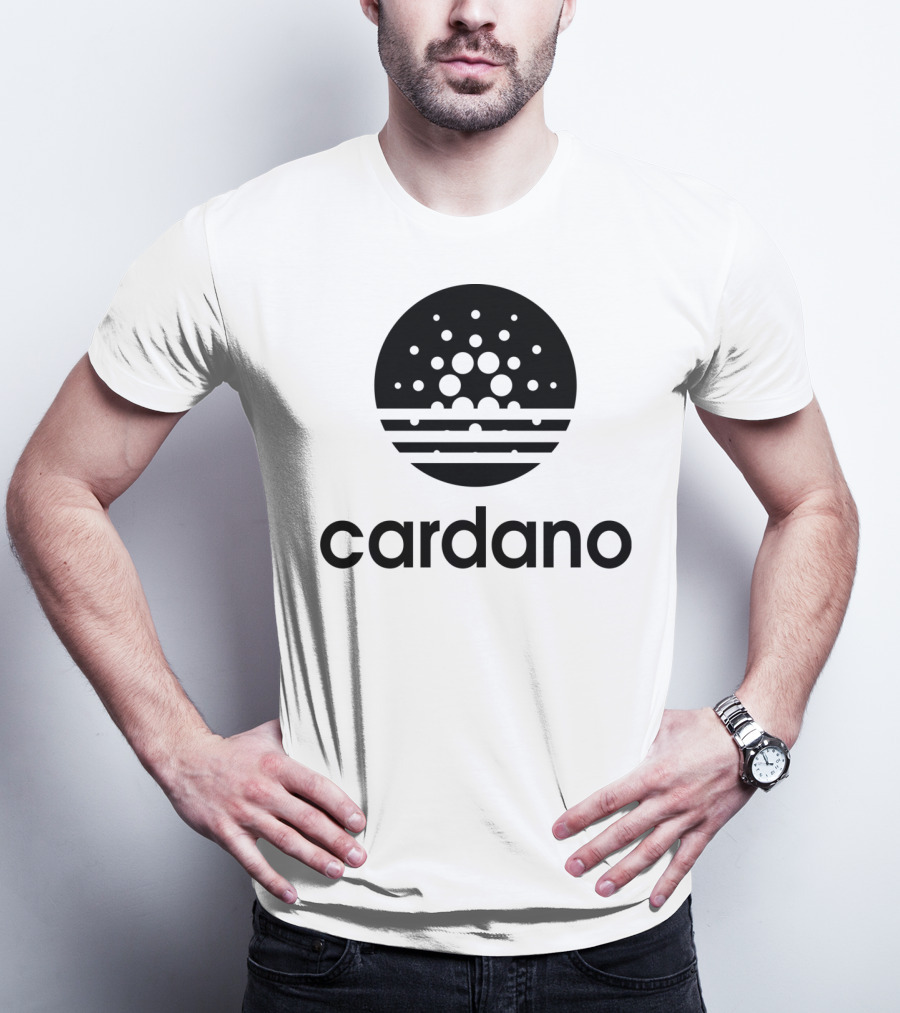 Cardano ADA Cryptocurrency Blockchain Symbol Black T-Shirt