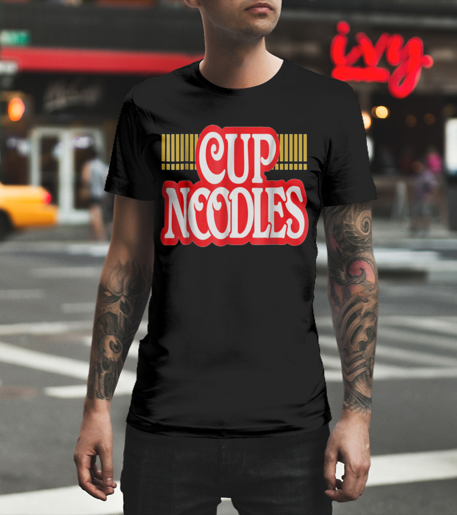 Cup Noodles Instant Ramen Iconic Red White T-Shirt