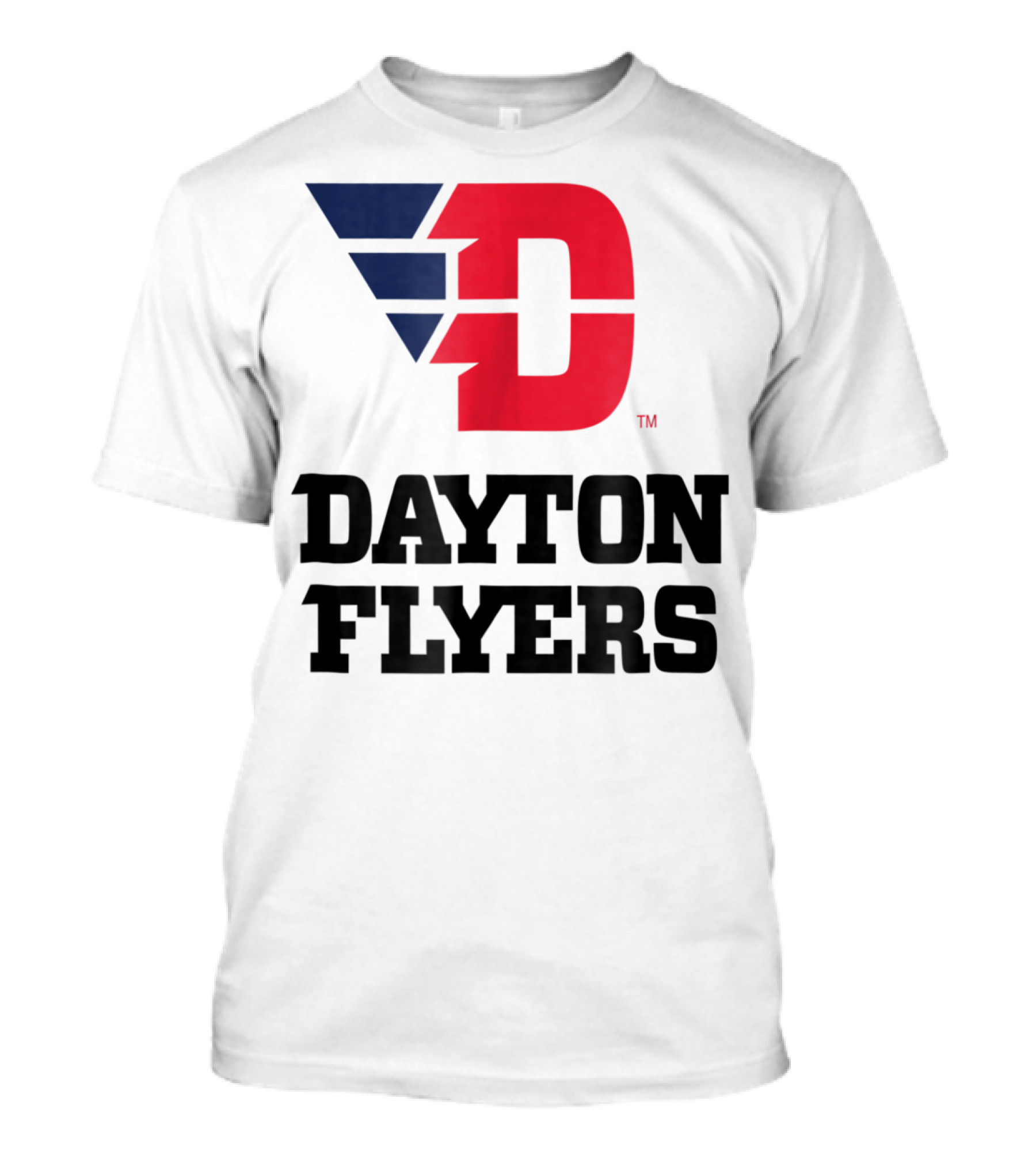 Dayton Flyers Logo University D Red Blue T-Shirt
