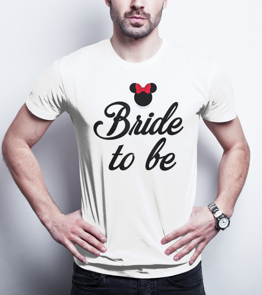Disney Minnie Bride To Be Bridal T-Shirt