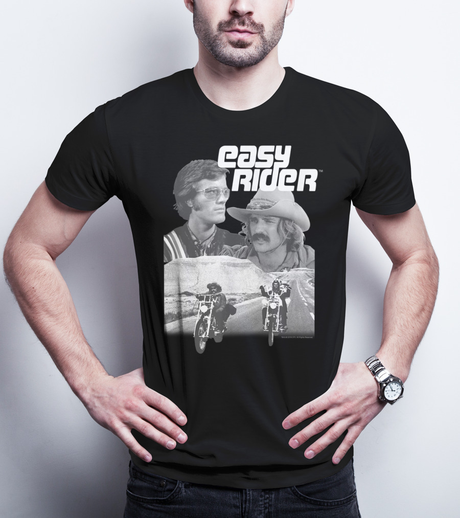 Easy Rider Fonda Hopper Motorcycles Road Adventure T-Shirt