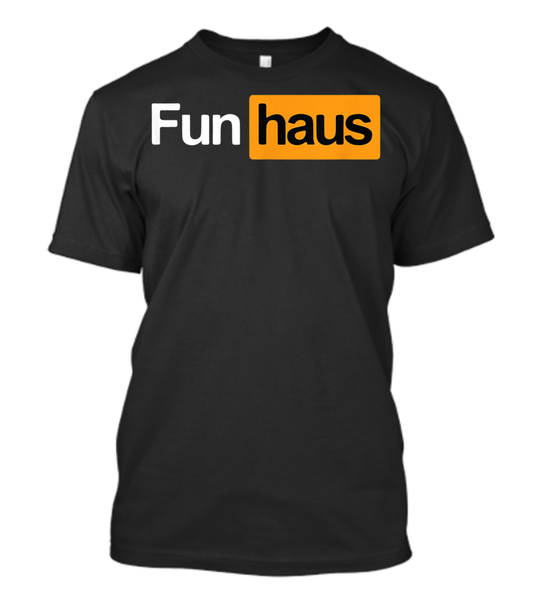 Funhaus Black And Orange T-Shirt
