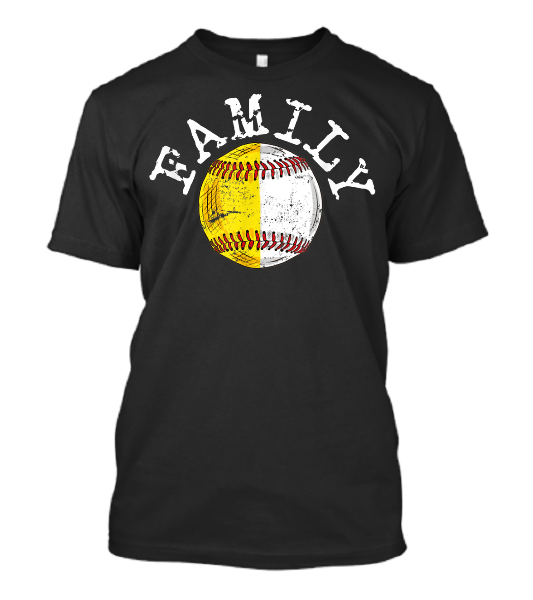 Family Funny Baseball Softball T-Shirt