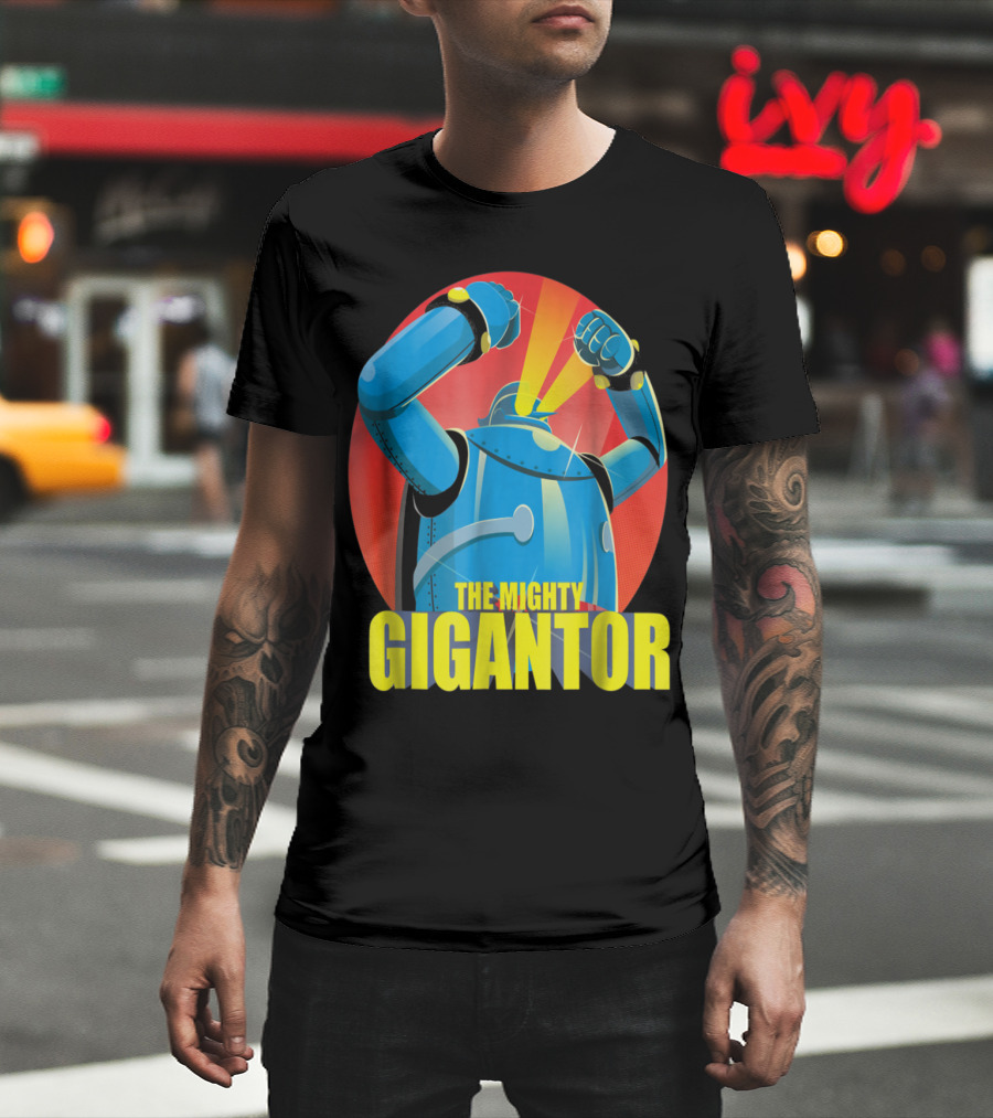 The Mighty Gigantor Robot Retro Sci-Fi Hero T-Shirt