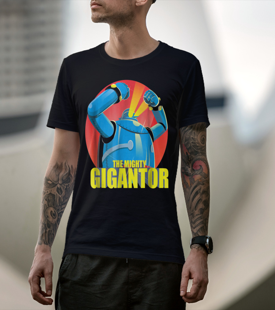 The Mighty Gigantor Robot Retro Sci-Fi Hero T-Shirt