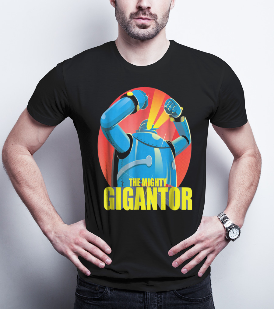 The Mighty Gigantor Robot Retro Sci-Fi Hero T-Shirt