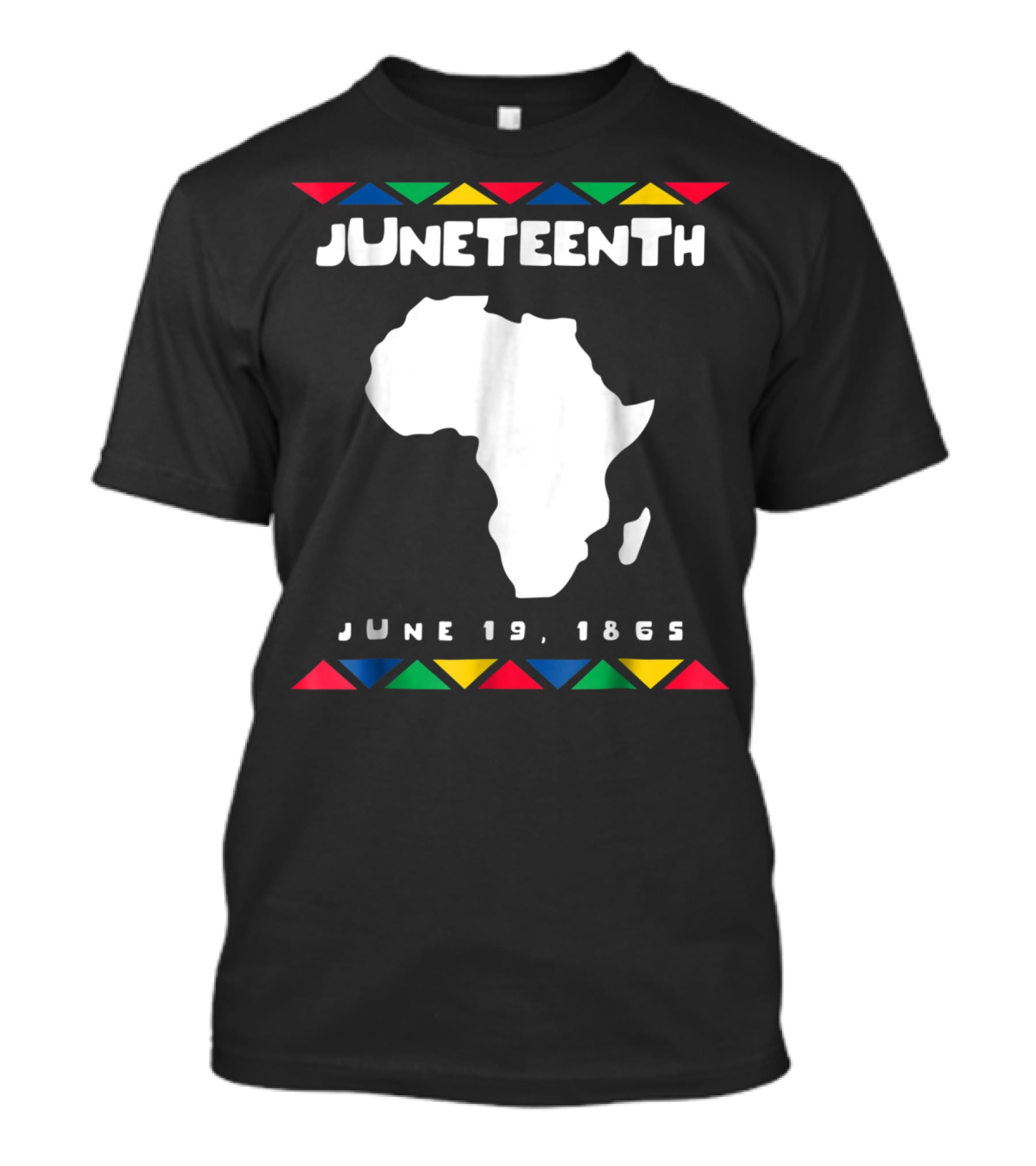 Juneteenth June 19 1865 Africa Map Emancipation Day T-Shirt