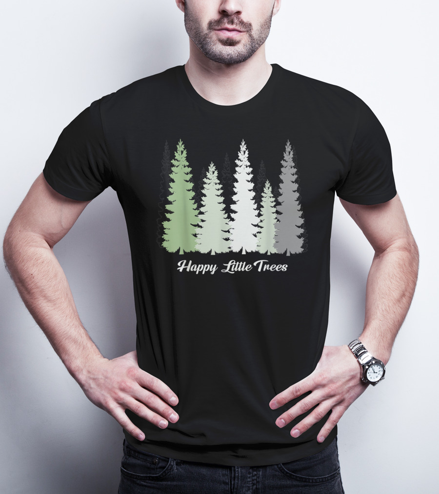 Happy Little Trees Bob Style Forest T-Shirt