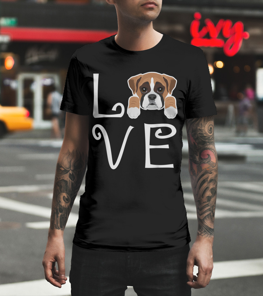 Boxer Love Dog Owner Puppy T-Shirt