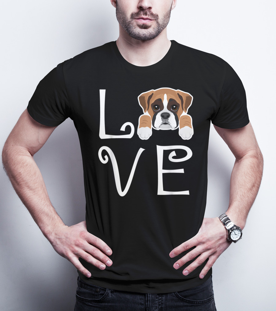 Boxer Love Dog Owner Puppy T-Shirt