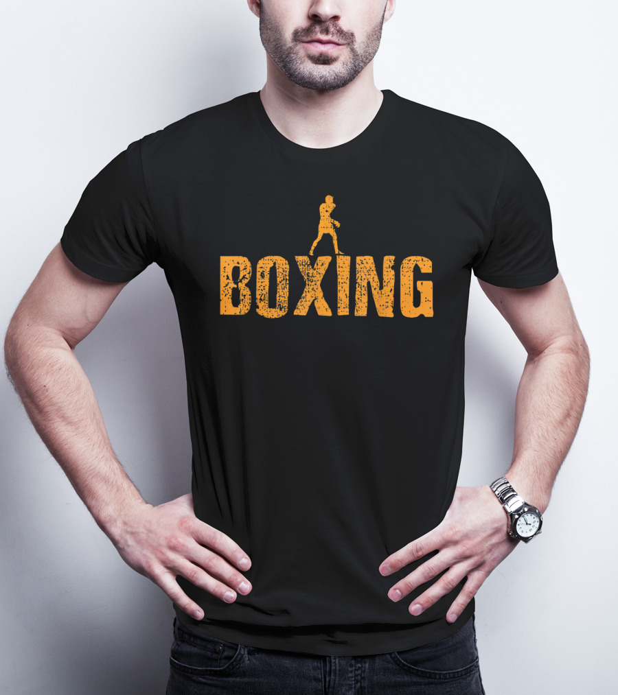 Boxing Vintage Boxer Workout Club T-Shirt