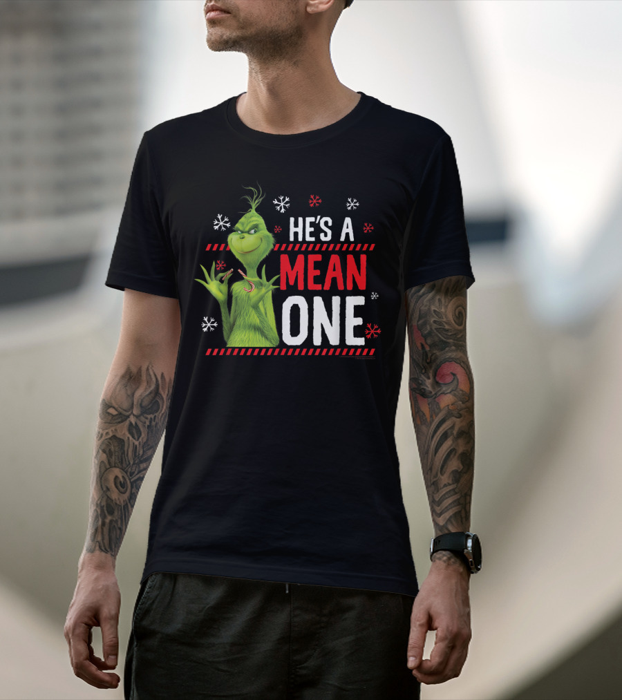 He's A Mean One The Grinch Drseuss Jolly T-Shirt