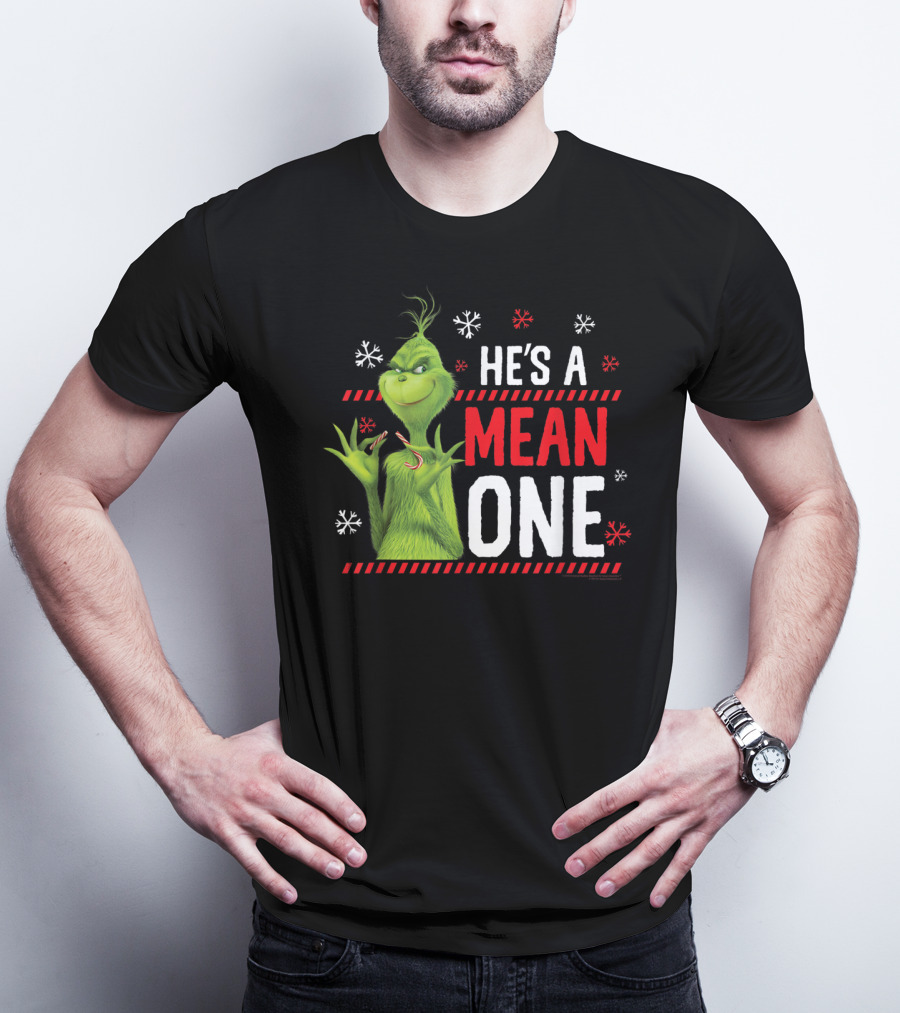 He's A Mean One The Grinch Drseuss Jolly T-Shirt