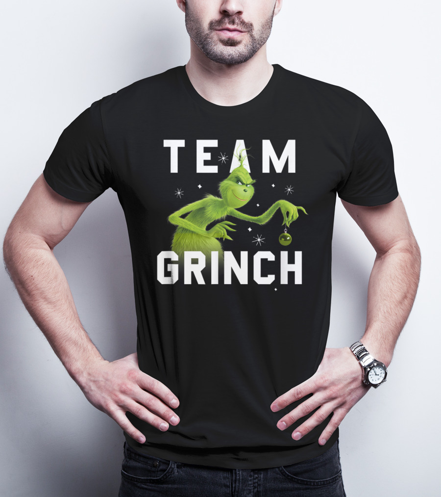 Team Grinch Drseuss The Grinch Holding T-Shirt