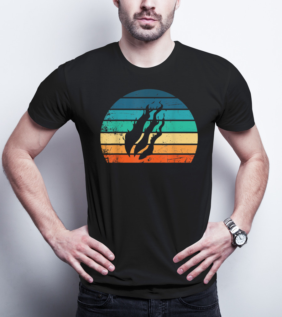 Fire Nation Sunset Flames Gamer Vibes T-Shirt
