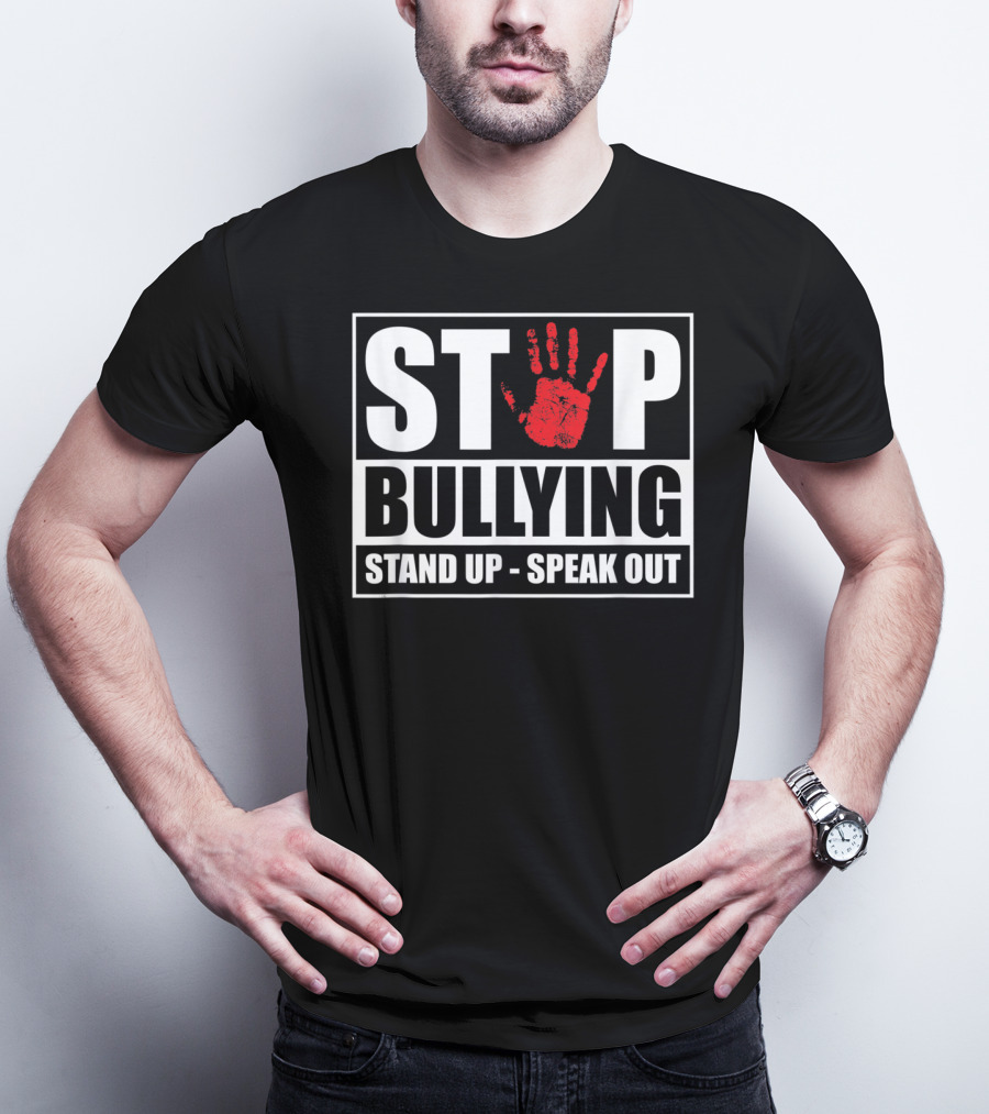 Stop Bullying Stand Up Speak Out Anti Bullying Awareness T-Shirt
