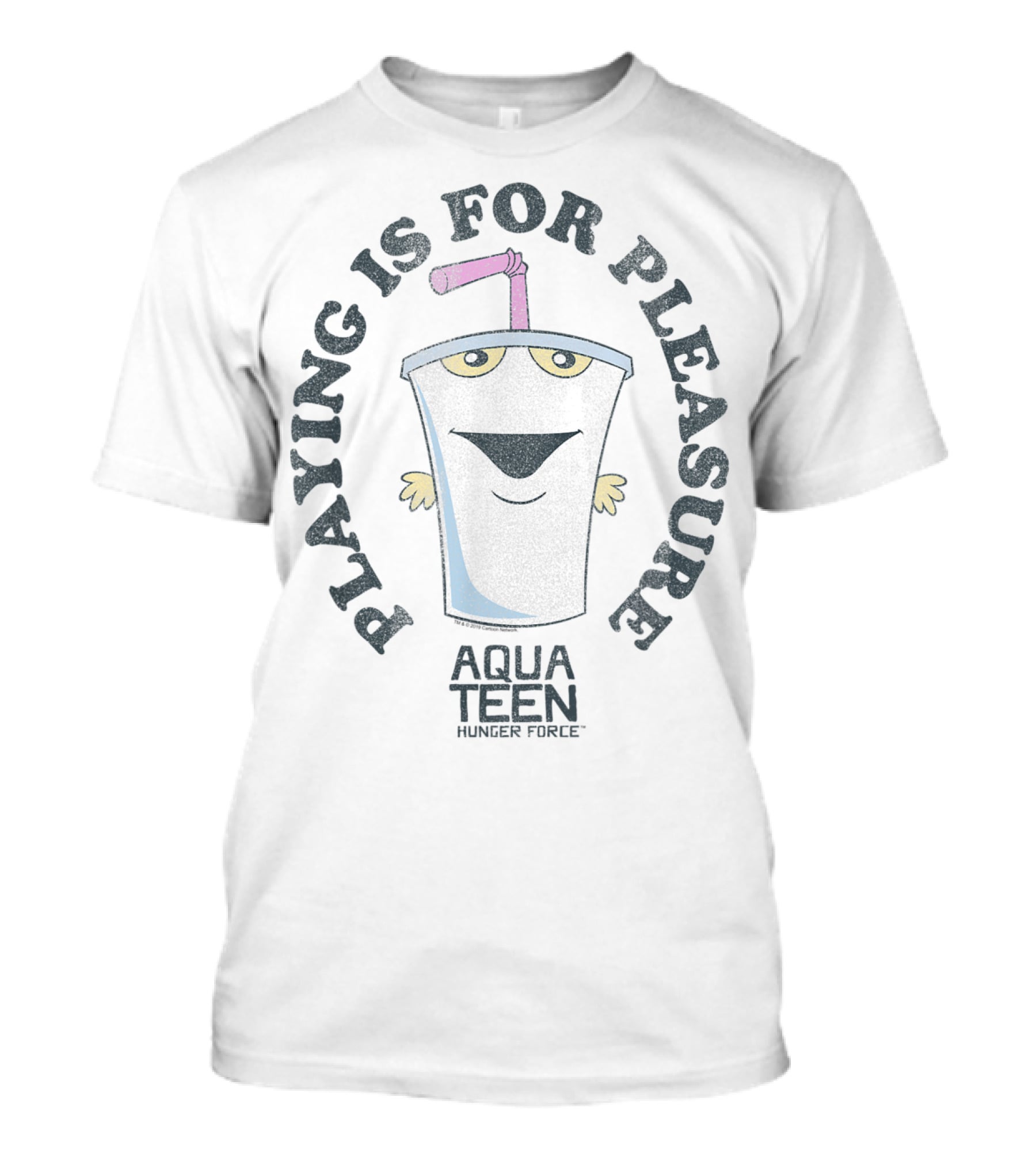 Aqua Teen Hunger Force Playing Is For Pleasure Milkshake Character T-Shirt