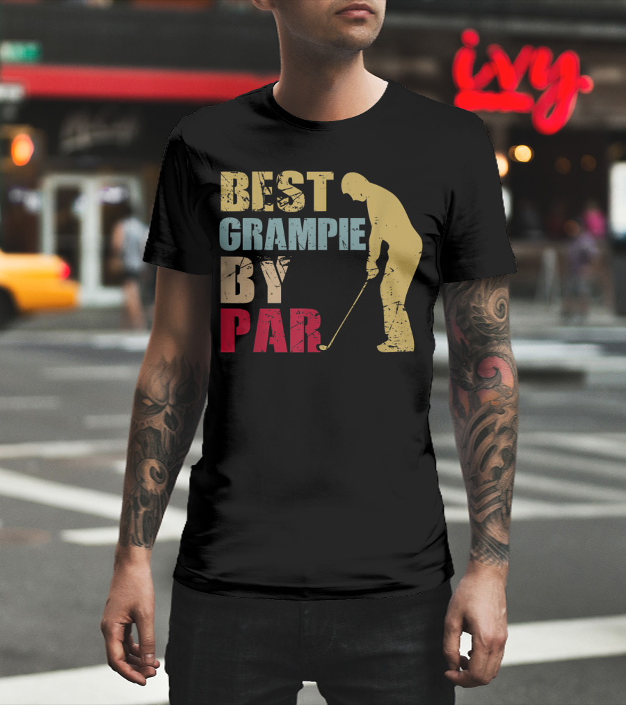 Best Grampie By Par Golf Vintage T-Shirt