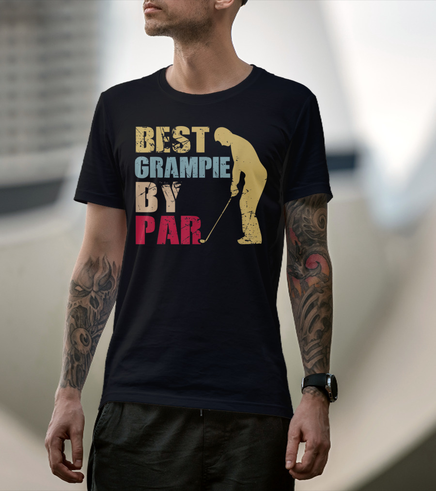 Best Grampie By Par Golf Vintage T-Shirt