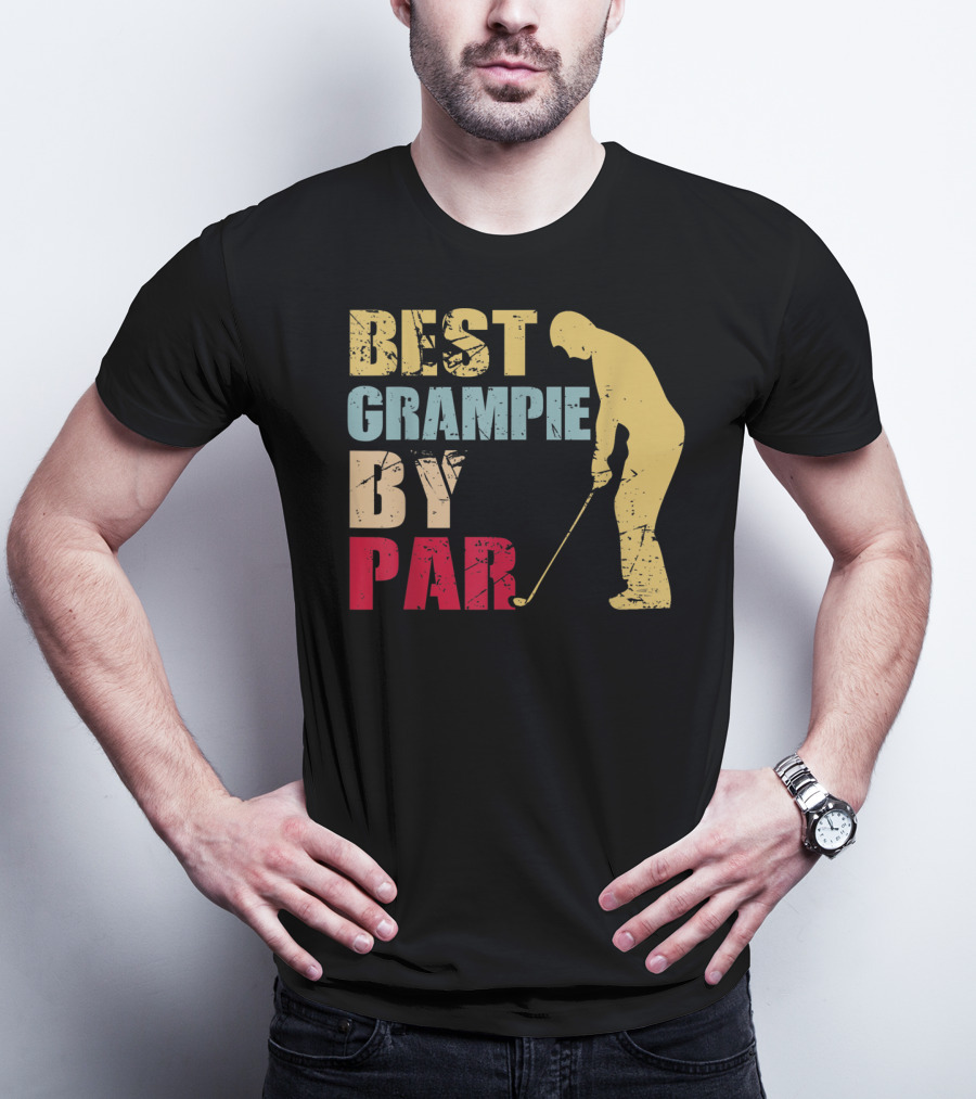 Best Grampie By Par Golf Vintage T-Shirt