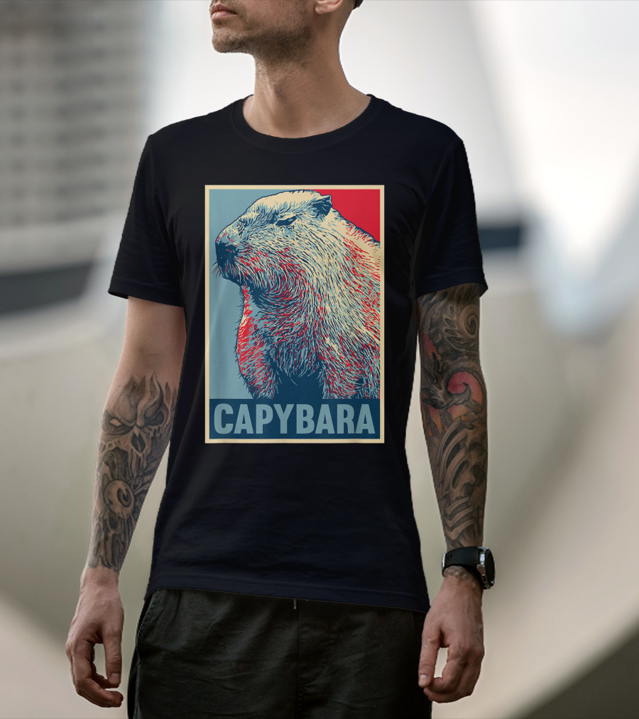Capybara Funny Vegan Animal Lovers T-Shirt
