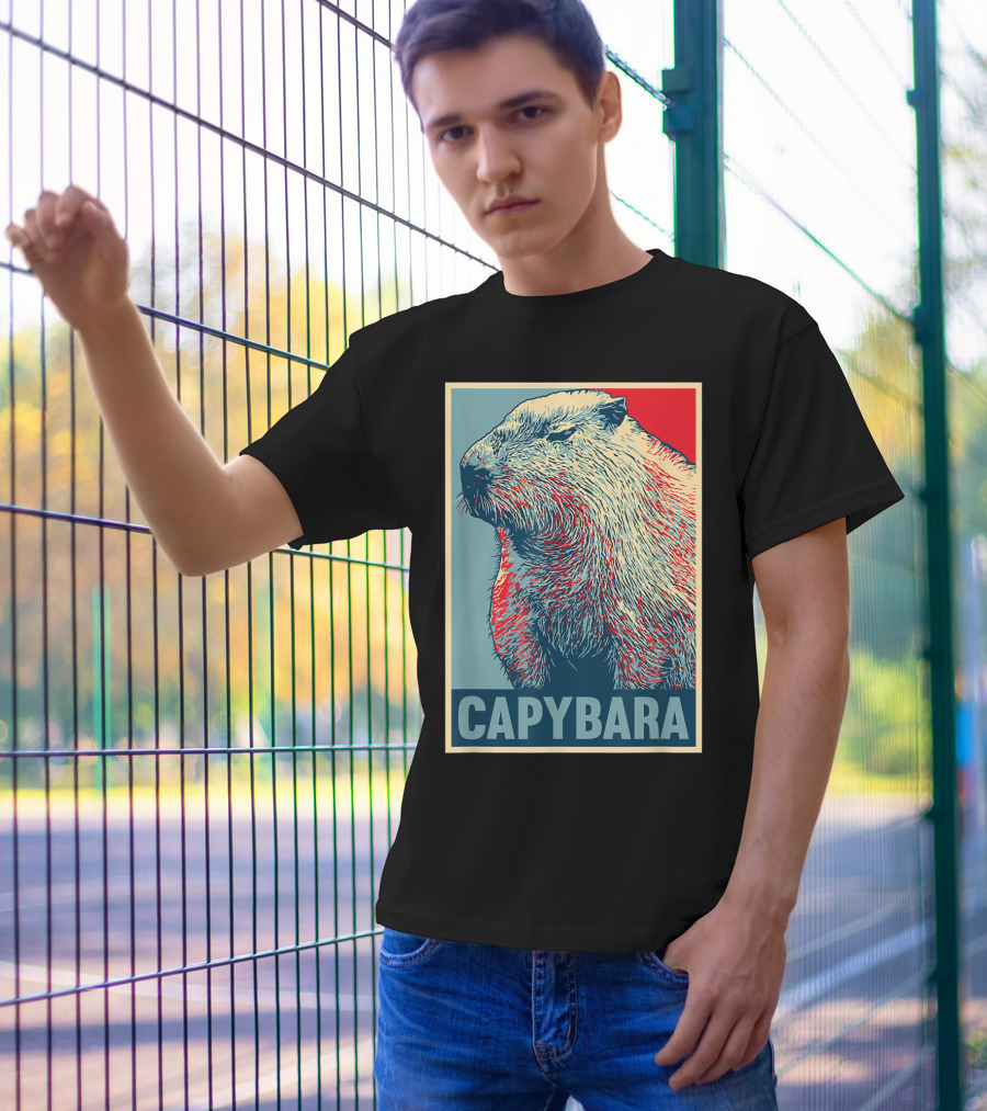 Capybara Funny Vegan Animal Lovers T-Shirt