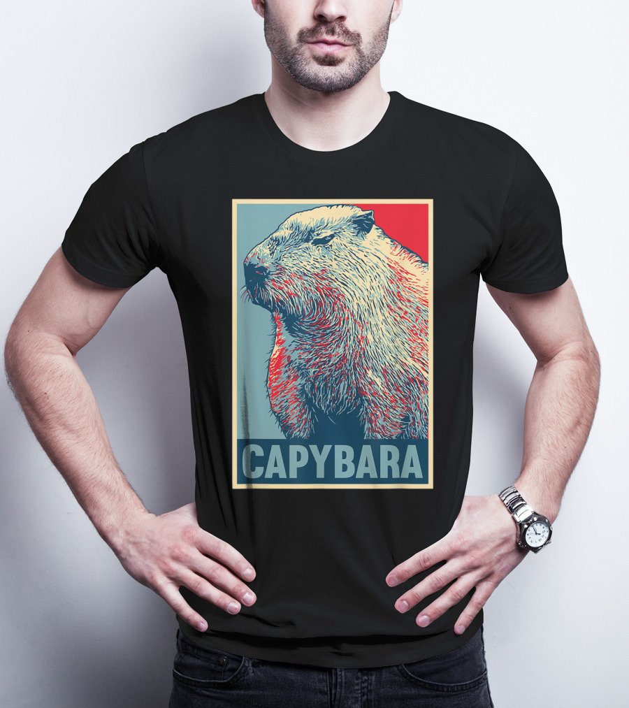Capybara Funny Vegan Animal Lovers T-Shirt