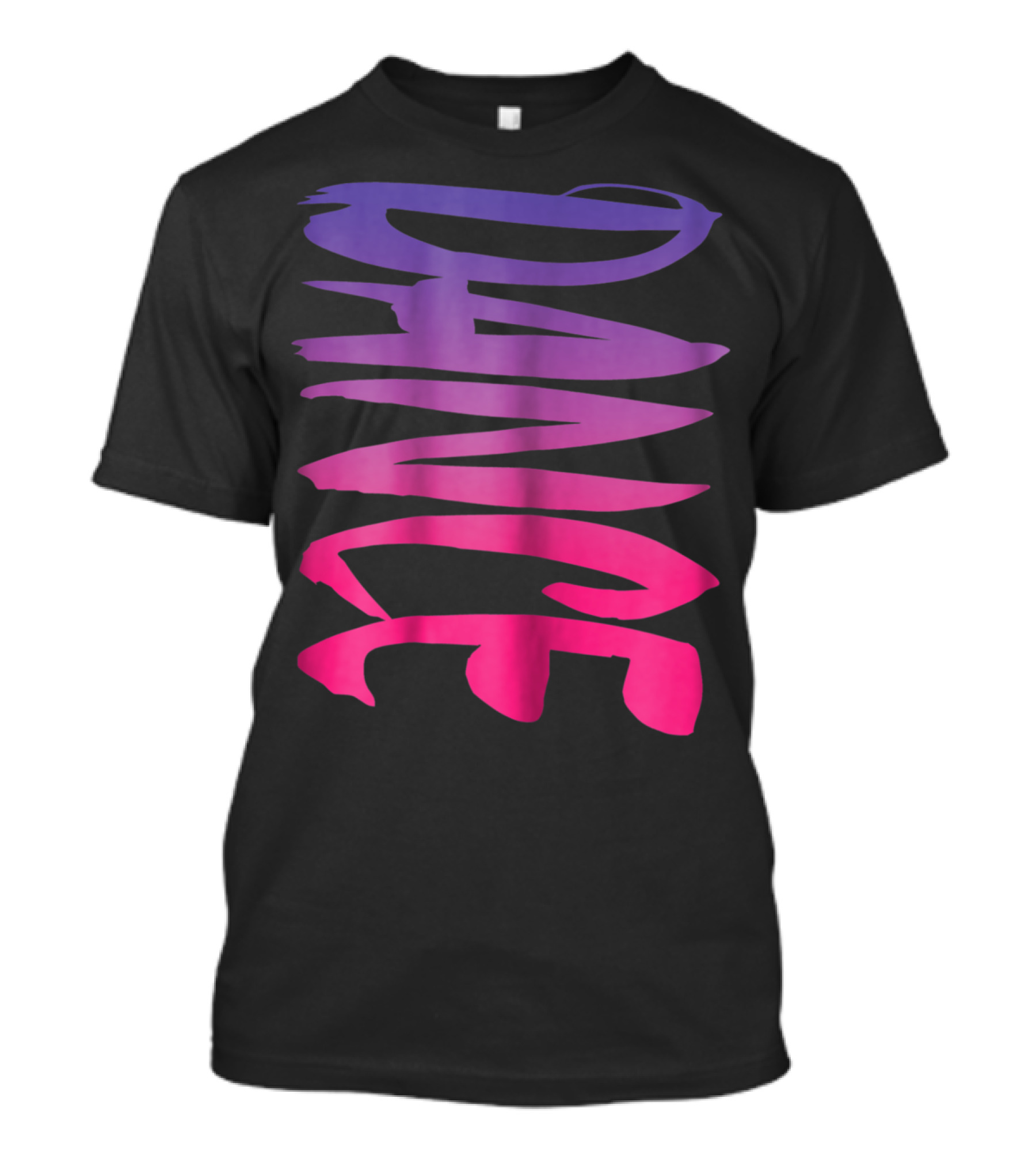Dance Fun Bold Gradient Style For Colorful Girls Teens T-Shirt