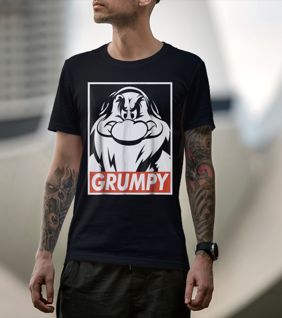 Disney Snow White Grumpy Streetwear T-Shirt