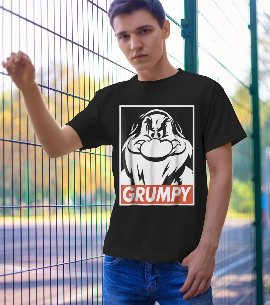 Disney Snow White Grumpy Streetwear T-Shirt