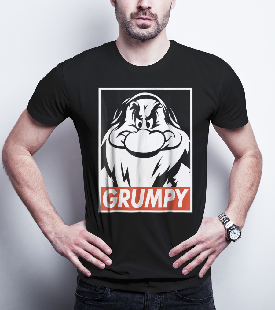 Disney Snow White Grumpy Streetwear T-Shirt
