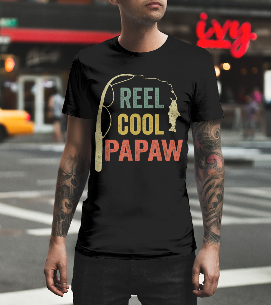 Reel Cool Papaw Fishing T-Shirt