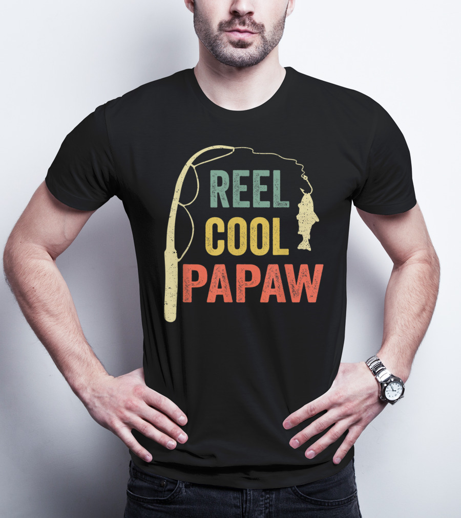 Reel Cool Papaw Fishing T-Shirt