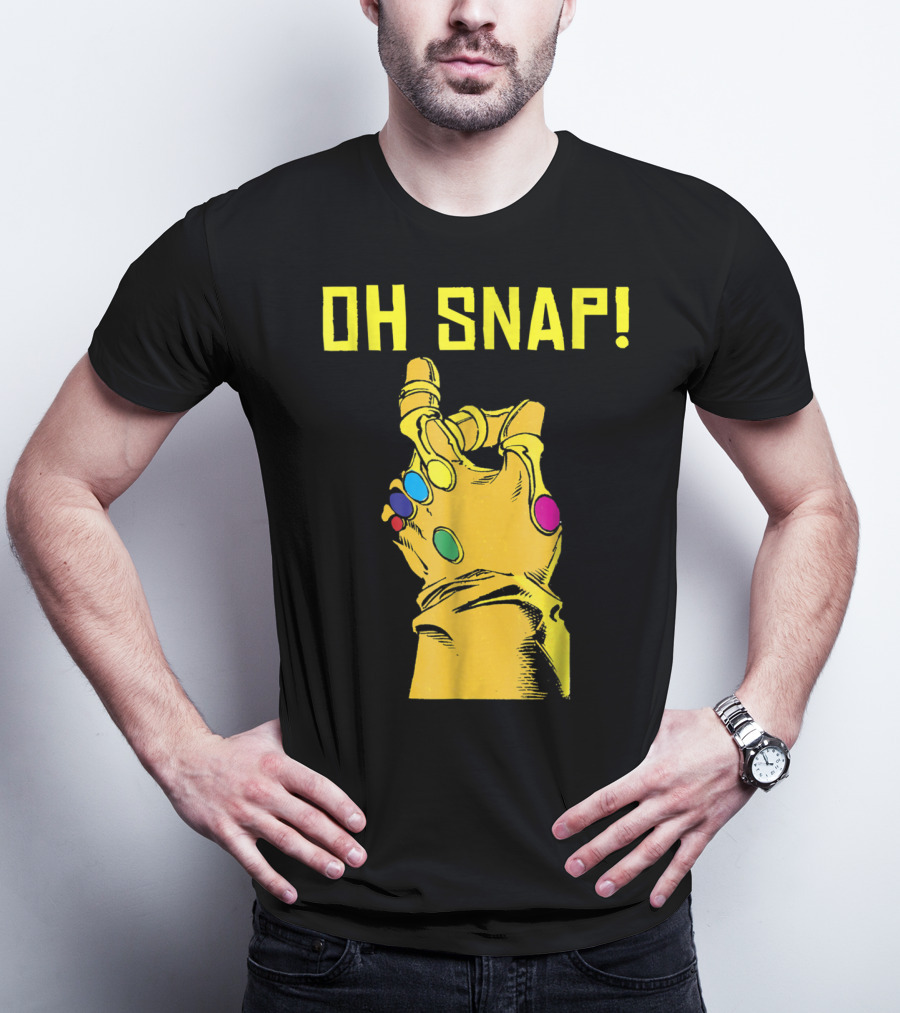 Marvel Oh Snap Infinity Gauntlet Thanos T-Shirt