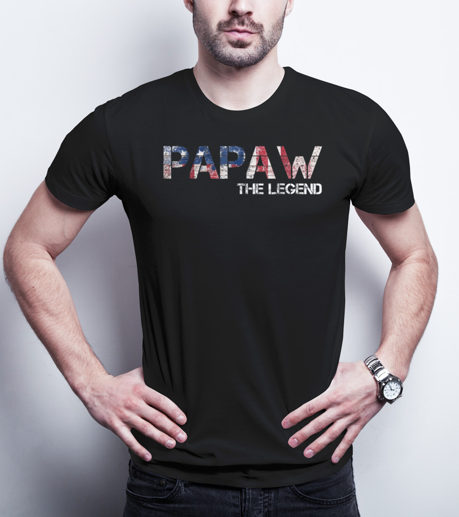 Papaw The Legend Patriotic T-Shirt