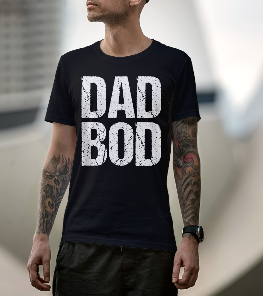 Dad Bod Mens Funny Gym Workout Cheat Day T-Shirt
